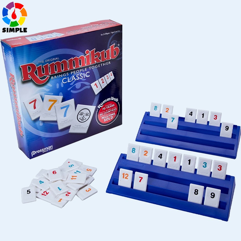 Rummikub - Rummy Tile Board Game Family Game | Shopee Malaysia