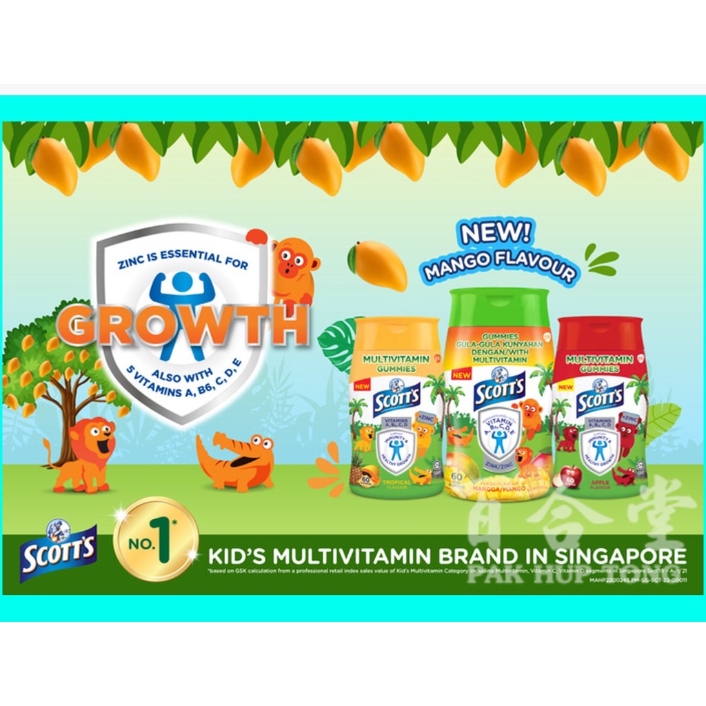 Scott's - Multivitamin Gummies - (60'S) | Shopee Malaysia