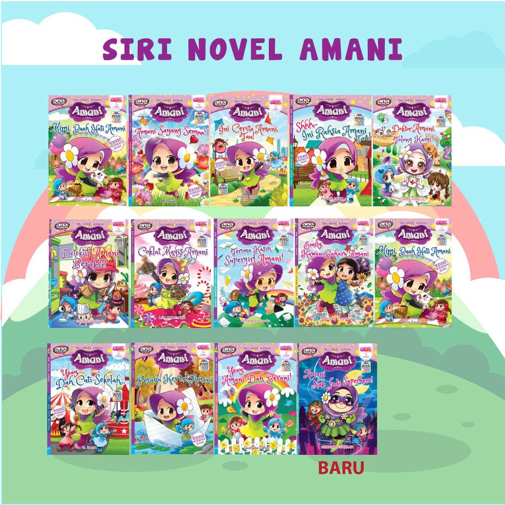 Siri Novel Amani | DOKTOR AMANI | SUPERHERO | COKLAT MAGIS AMANI [Buku ...