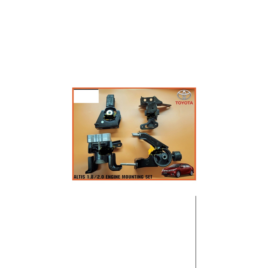 Engine Mounting Set for Toyota Altis ZRE172 ZRE173 1.8 / 2.0 | Shopee ...