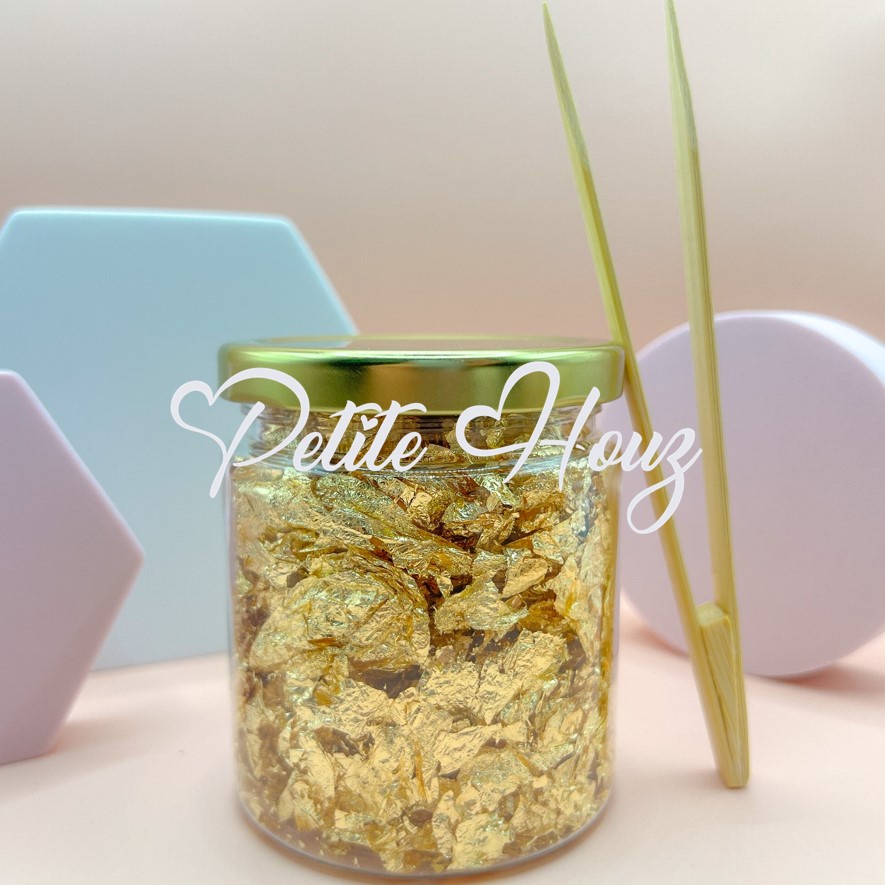 [Petite Houz] Decorating Gold Flake Foil Silver Rose Gold Sprinkle ...