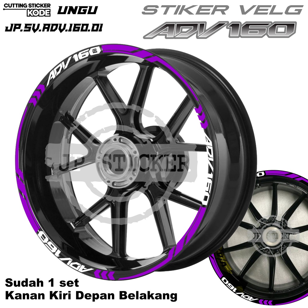 Jp Sticker Striping Adv 160 - Sticker Cutting Rims Adv 160 Accessories ...