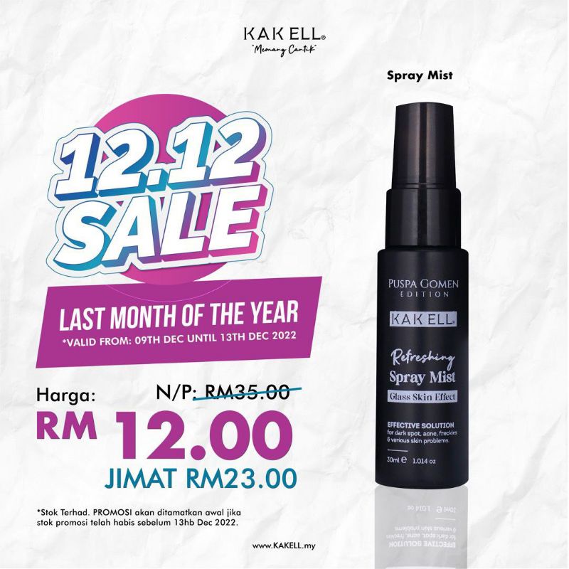 Kak Ell Refreshing Spray Mist (Puspa Gomen Edition) | Shopee Malaysia