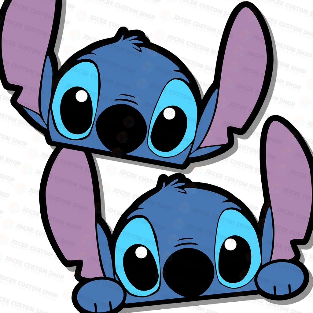 Disney Stitch Character Waterproof Peeker Sticker | Shopee Malaysia