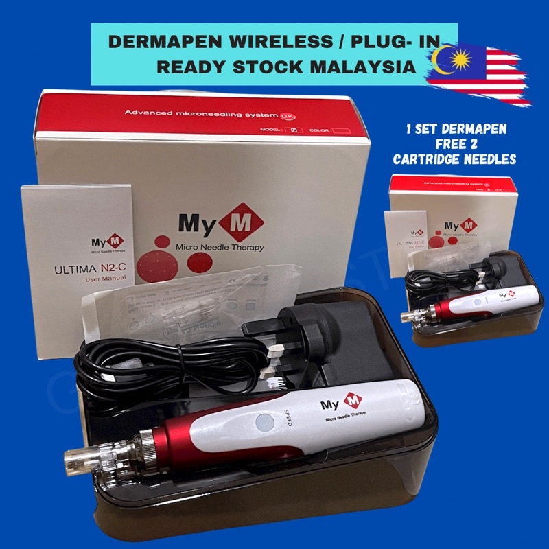 Original MYM Dermapen MTS Wireless Plug In Electric Microneedle ...