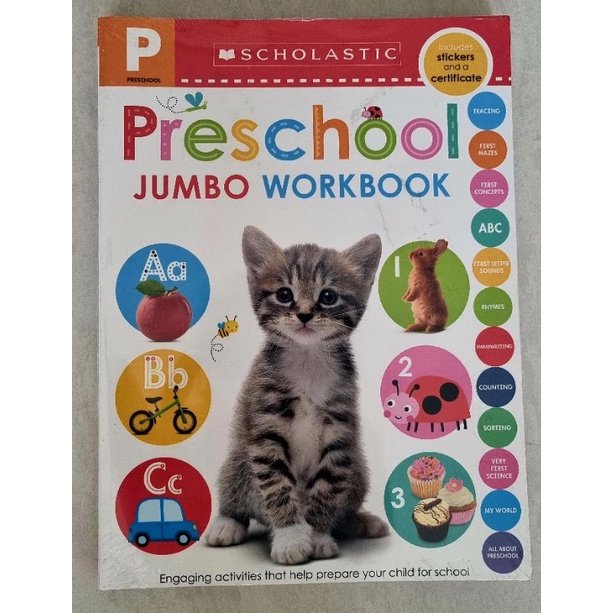 Scholastic Preschool Jumbo Workbook | Shopee Malaysia