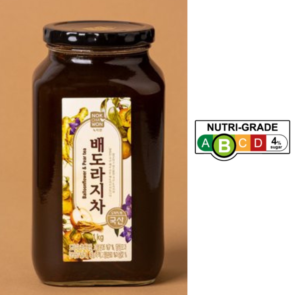 [NOKCHAWON] BALLOON FLOWER PEAR TEA 1kg Korea Popular Winter Warm Tea ...