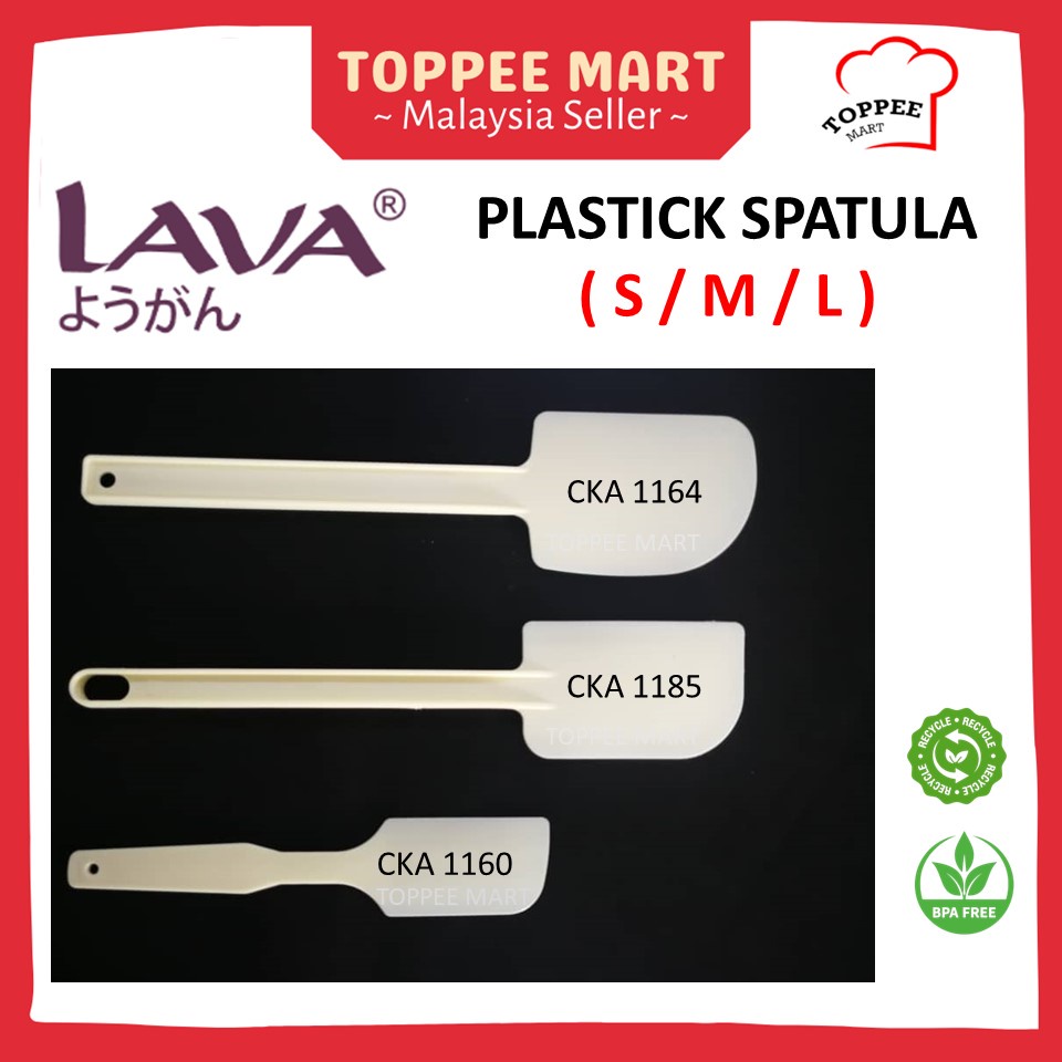 LAVA - PLASTIC SPATULA S/M/L CKA1160 / CKA1185 / CKA1164 | Shopee Malaysia