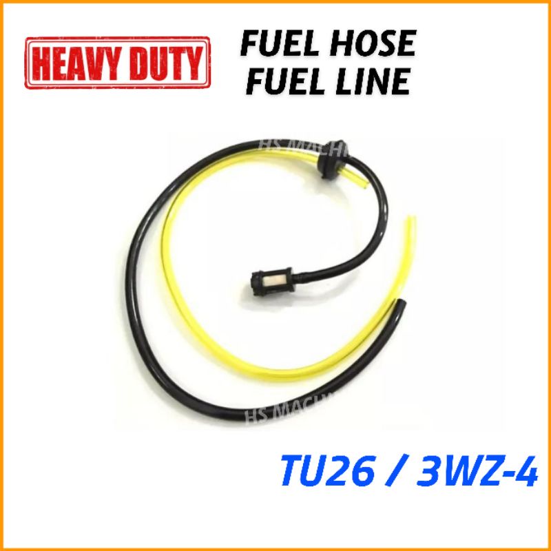 Heavy Duty TU26 3WZ-4 Fuel Hose Fuel Line Brush Cutter Mistblower Mesin ...