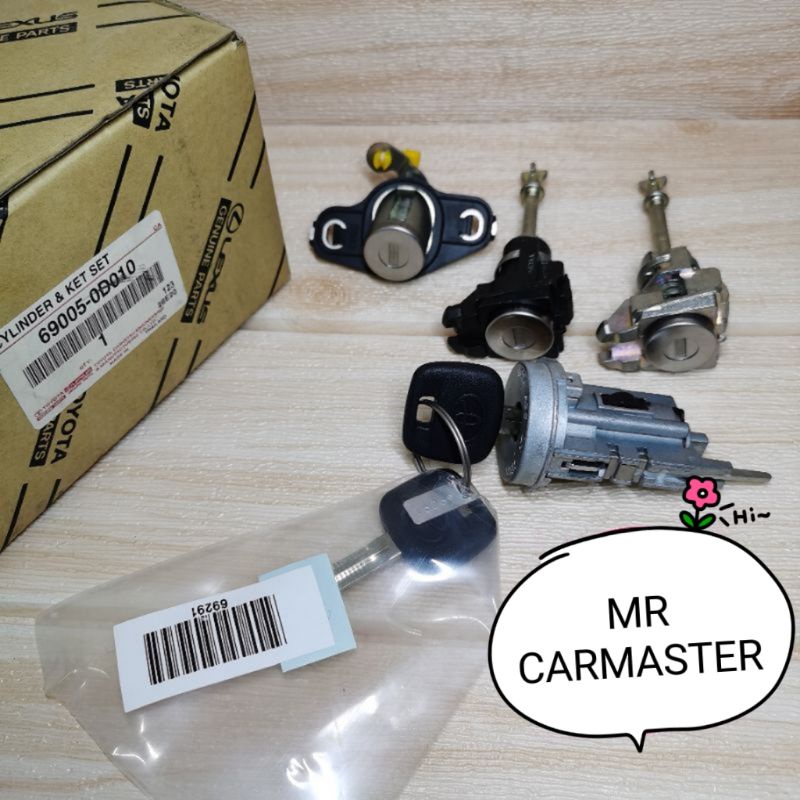 TOYOTA VIOS NCP42 ORIGINAL STARTER CYLINDER IGNITION SWITCH WITH KEY ...