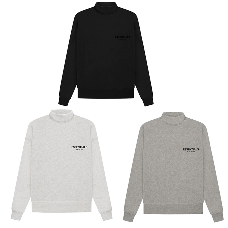 FOG Fear Of God Essentials MOCKNECK Small High Neck Inner Brushed Long ...