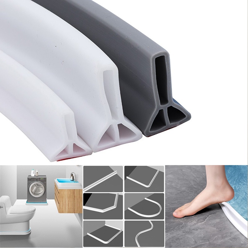 PNL Bathroom Kitchen Foldable table Water strip Stopper Non-slip Water ...