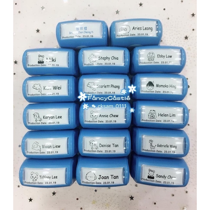 Student Stamp/Company Stamp (big size)/Name Stamp/姓名印章/Flash Stamp ...