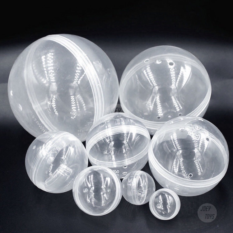 Ready stock_ 32mm 45mm 50mm 55mm 60mm 75mm 100mm empty capsule balls ...