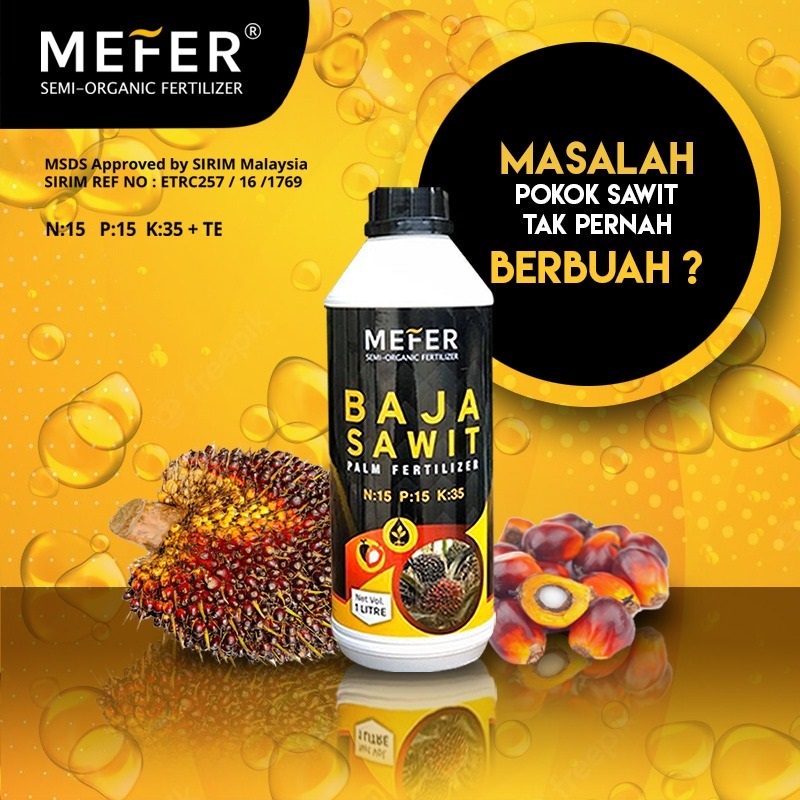 MEFER HQ BAJA SAWIT 2 BOTOL/LITER BAJA SAWIT TERBAIK Mefer Beratkan ...