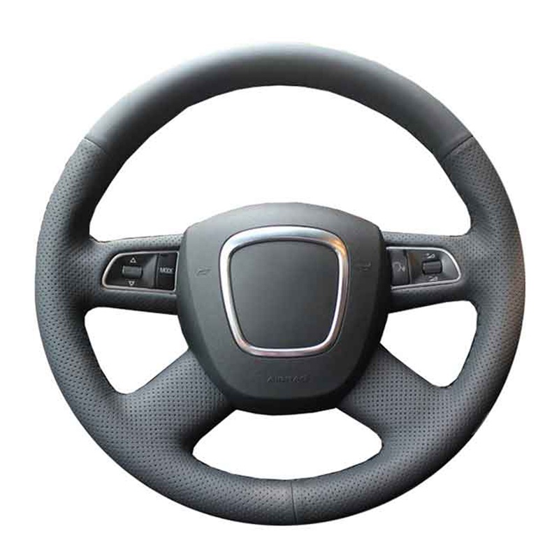 Customized DIY Car Steering Wheel Cover For Audi A4 B7 B8 A6 C6 2004 ...