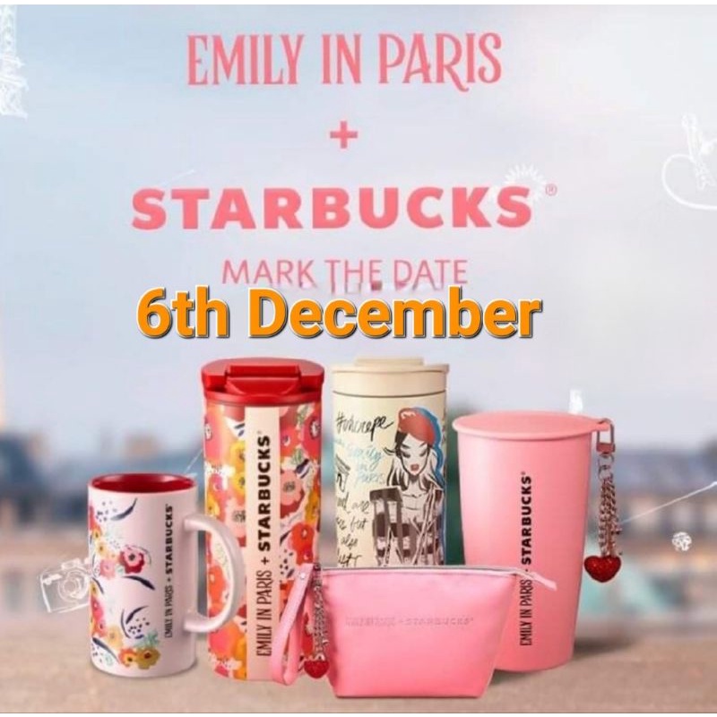 Starbucks + Emily In Paris Merchandise | Shopee Malaysia