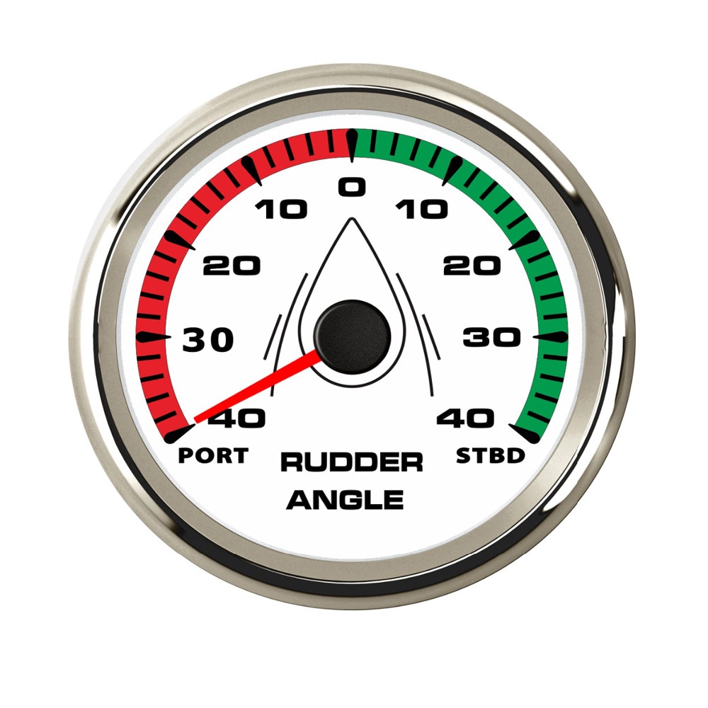 85mm Waterproof Boat Rudder Angle Gauge 0~190 ohm Rudder Angle Sensor ...