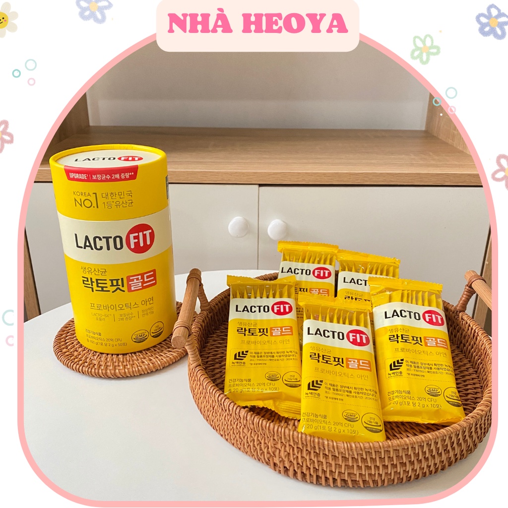 LACTO FIT PRObiotic Yeast BOX OF 50 GENUINE KOREAN PACKAGES | Shopee ...