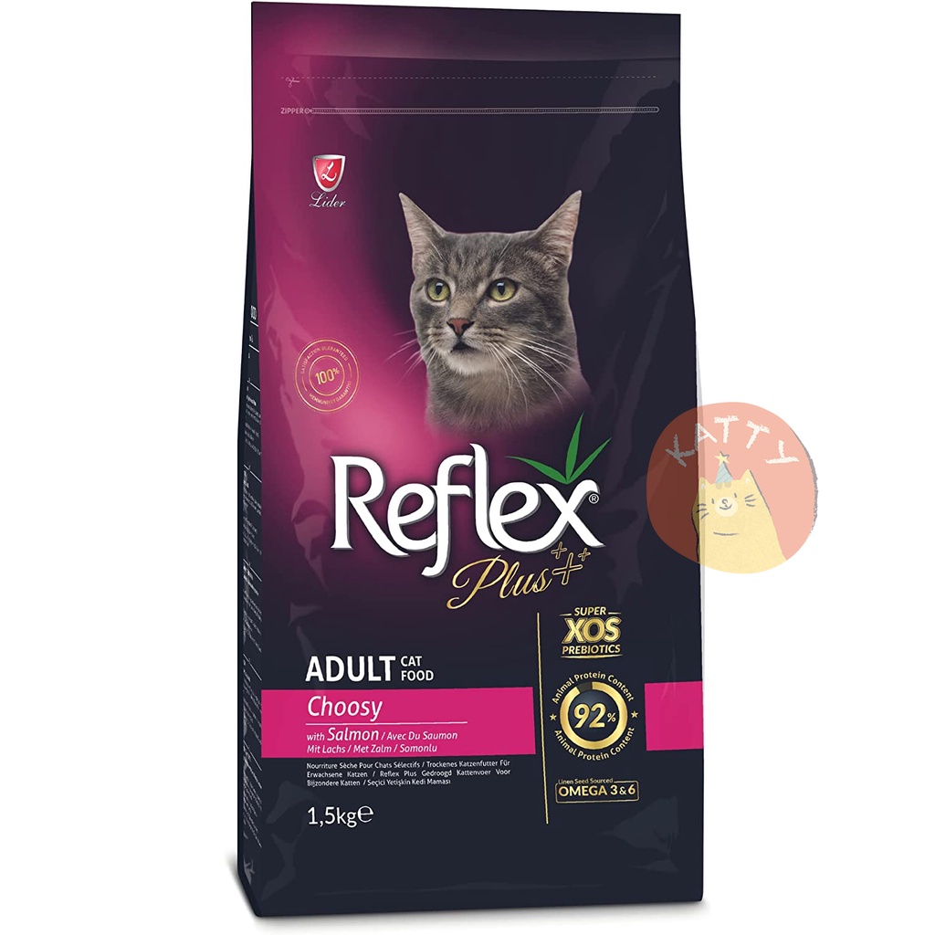 Reflex Plus salmon flavor food for picky cats 1.5KG | Shopee Malaysia