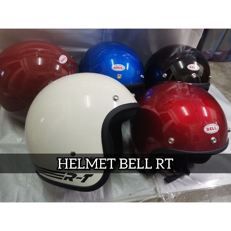 HELMET BELL RT POLY CARBONATE NOT FIBER CLASS CAP 3 BUTTON MAGNUM Rxz ...