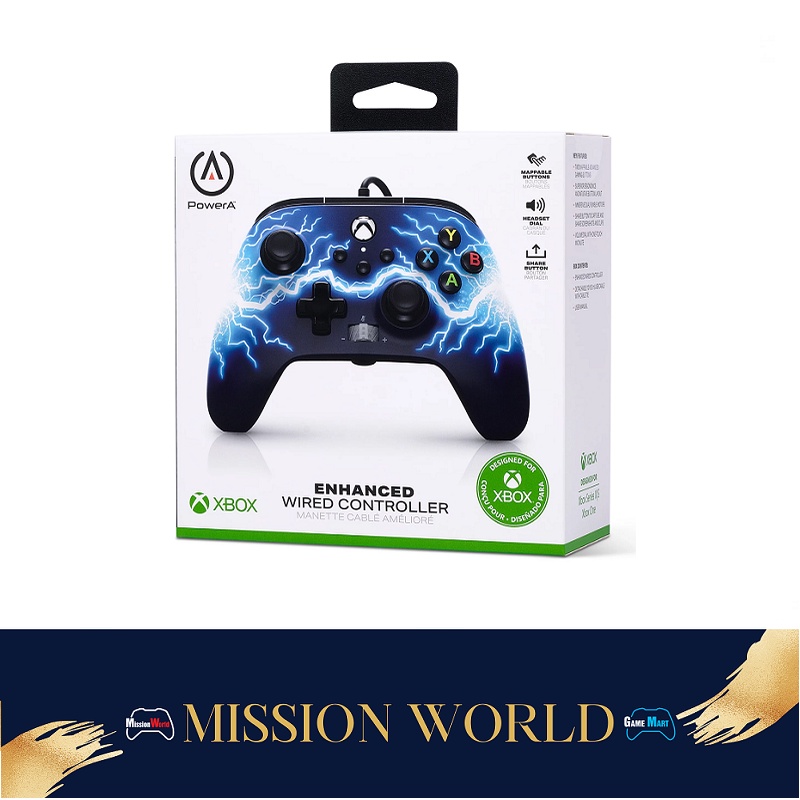 PowerA Enhanced Wired Controller (Arc Lightning) - Xbox One / Series X ...