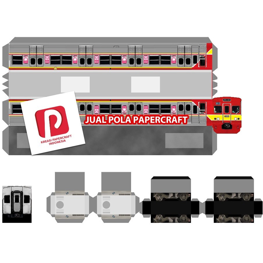 Railway PAPERCRAFT Pattern | Shopee Malaysia