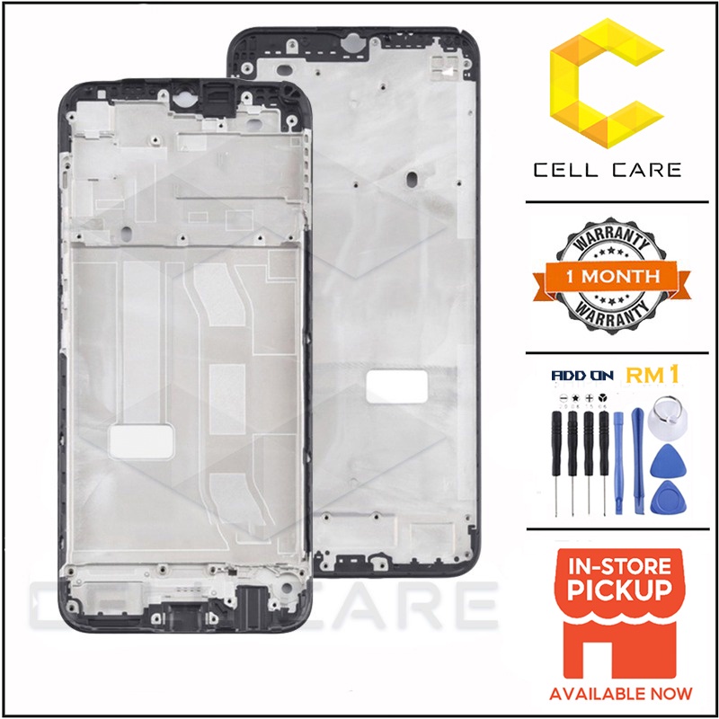 CellCare Front Housing LCD Frame Body Compatible For REALME C12 / C25S ...