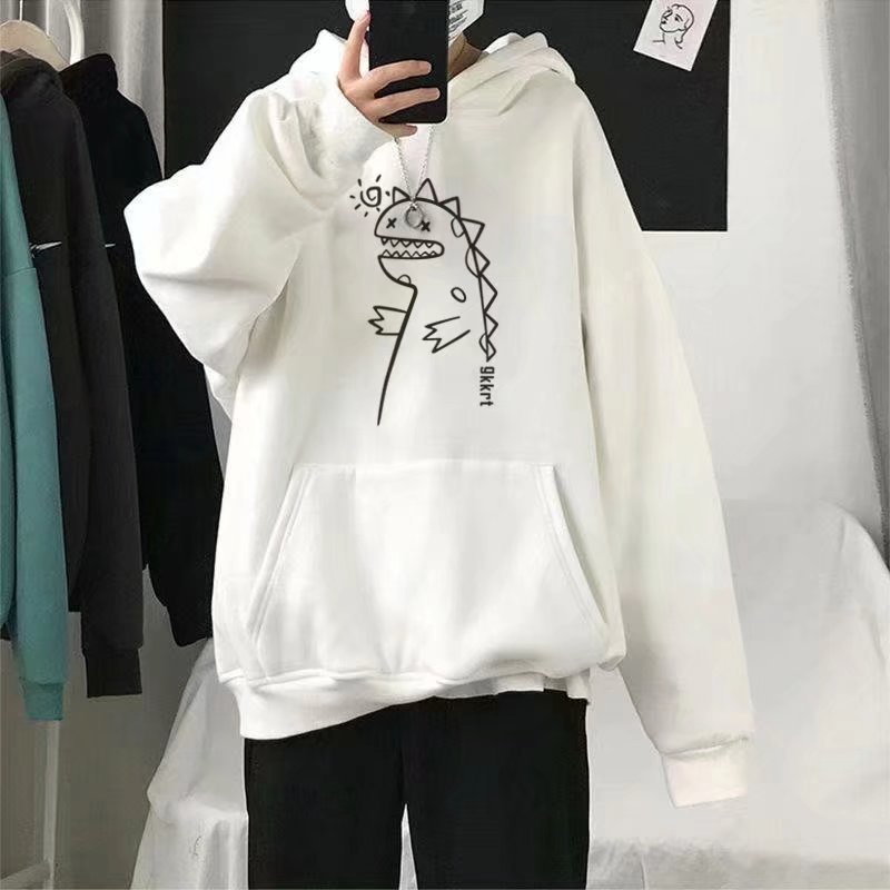 ☆CPEIC☆【M-8XL】Hoodie Oversized Cute Print Pattern Korean Street Fashion ...