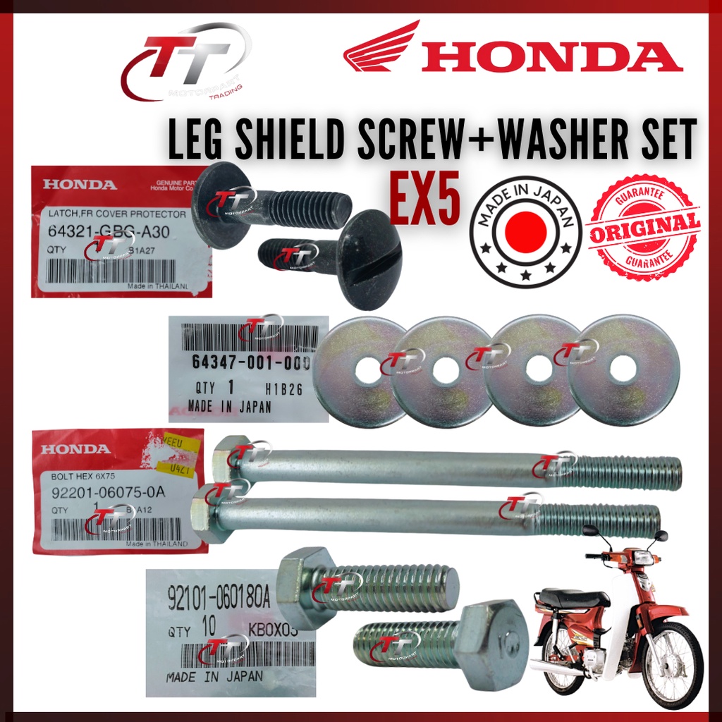 JAPAN EX5 DREAM HP LEG SHIELD SCREW WASHER KEPOK SKRU WASER KEPAK KAKI ...
