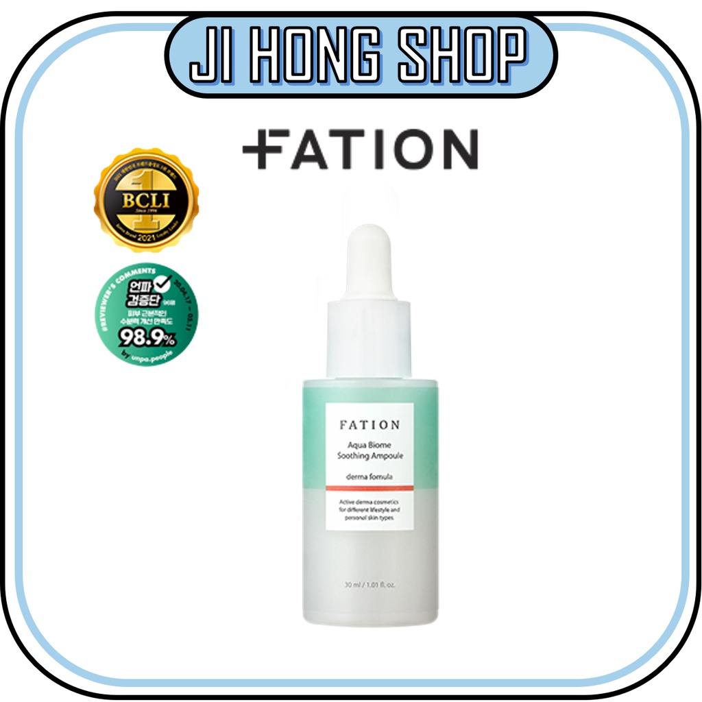 [ FATION ] Aqua Biome Soothing Ampoule 30ml ( soothing , moisture , dry ...