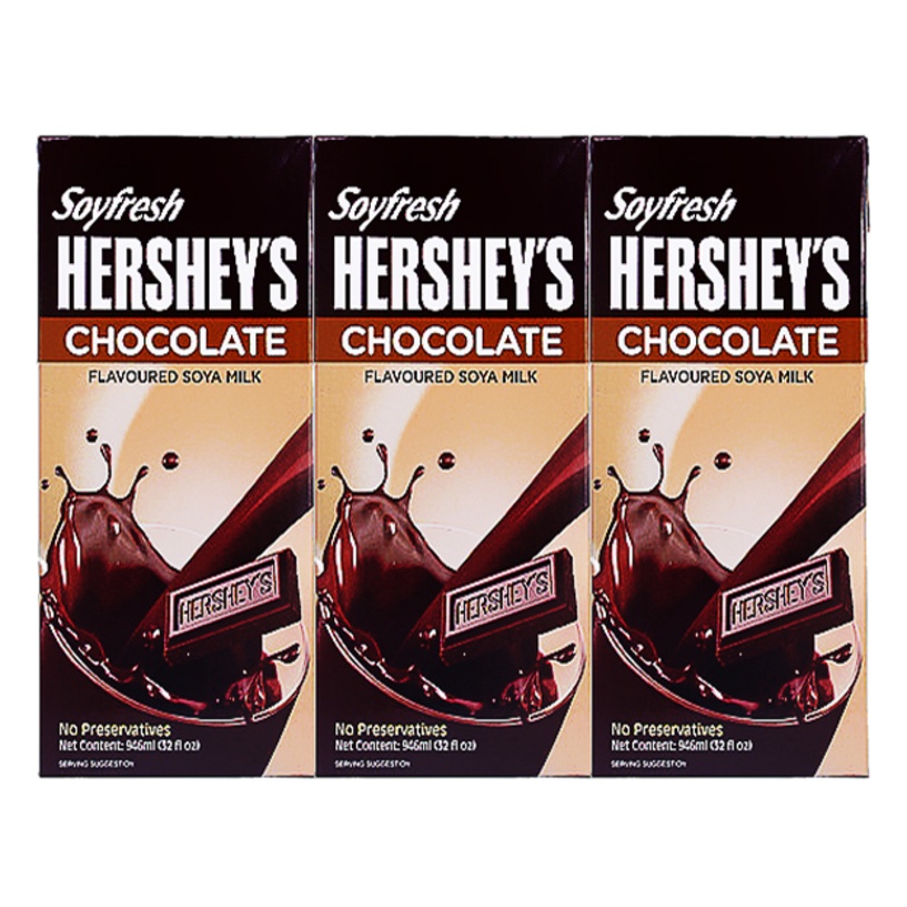 Soyfresh Hershey's Soya Milk Chocolate 236ml*6 | Shopee Malaysia
