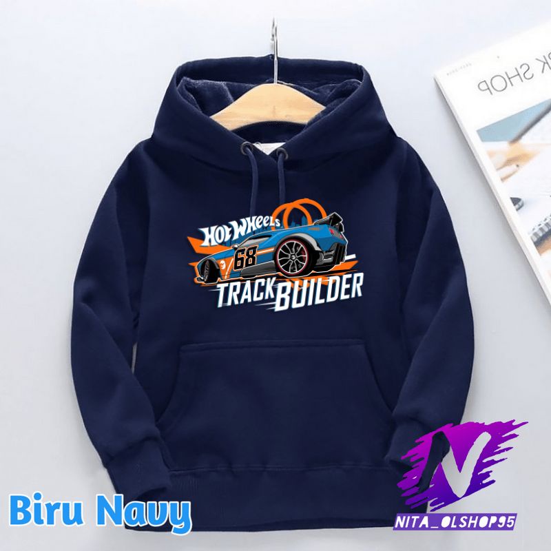 Hoodie sweater Kids hot wheels | Shopee Malaysia