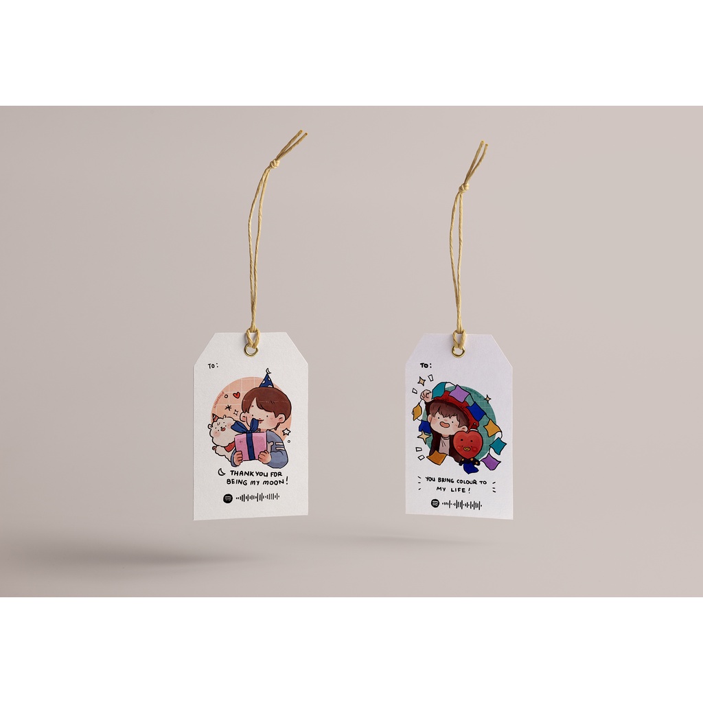 BTS Holiday Gift Tags ♡ Printable | Shopee Malaysia