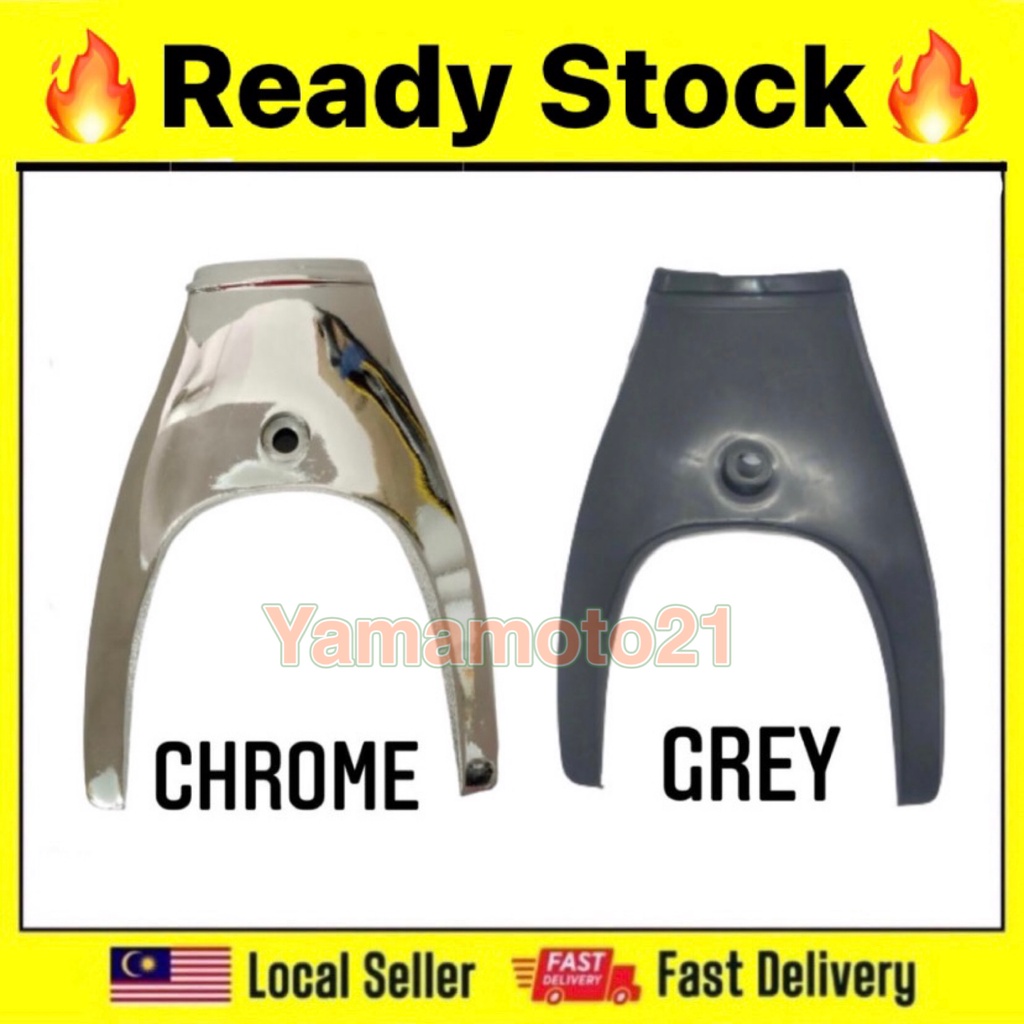 HONDA C70 C-70 C70 C 70 LAMPU BULAT FRONT FORK COVER CHROME FORK CENTRE ...