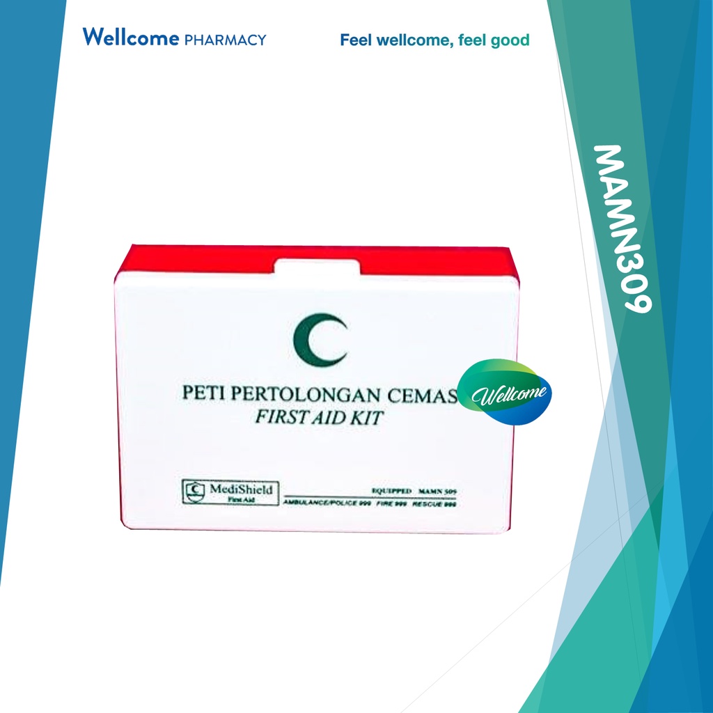 MediShield MAMN 309 Mini First Aid Kit (Equipped) | Shopee Malaysia
