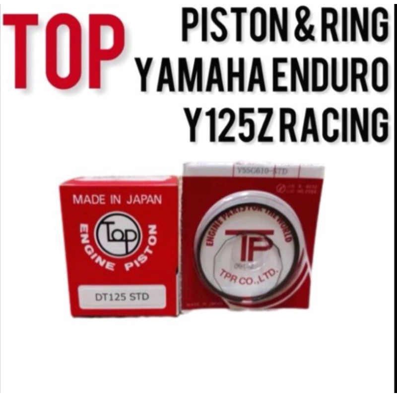 PISTON TOP & TP RING 100％ ORIGINAL ENDURO/DT125 | Shopee Malaysia
