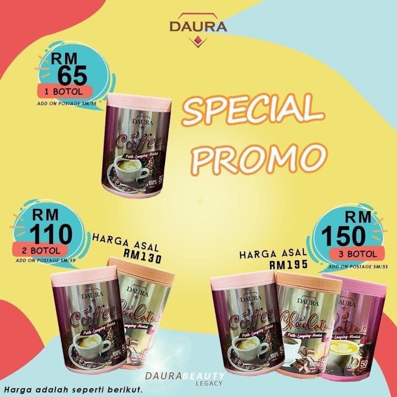 (PROMO)100% ORIGINAL DAURA COFFEE / LATTE / CHOCOLATE | Shopee Malaysia