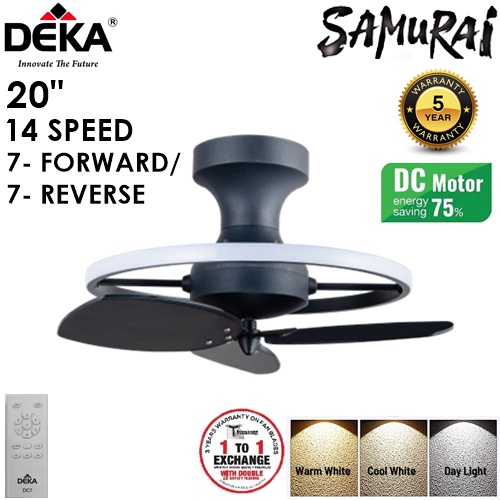 DEKA DC MOTOR CEILING FAN 20" WITH REMOTE CONTROL CONCEPT MICRO ...