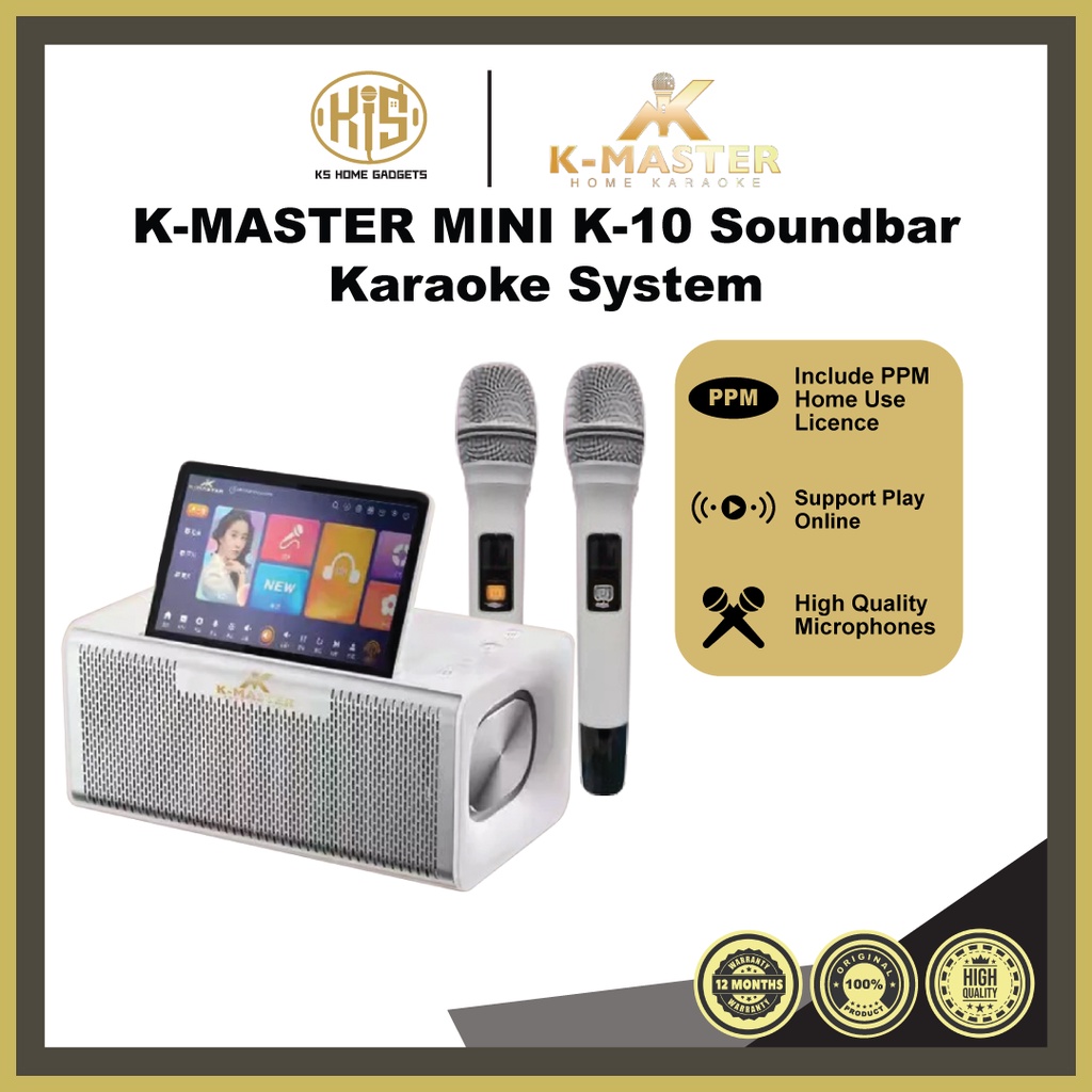 K-MASTER MINI K-10 Soundbar Karaoke System kmaster mini k10 unlimited download and update ...