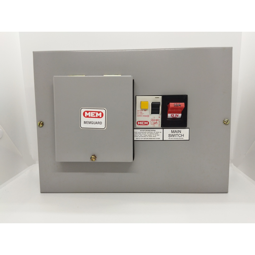 (4 MCB) EATON/MEM Single Phase DB Box 40A 4DA3C Complete Set With 32A ...