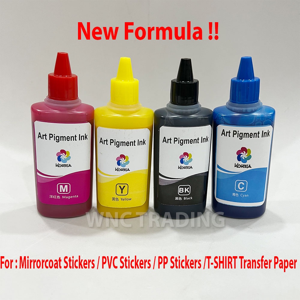Art Paper Pigment Ink For Heat Transfer Paper / Sticker / Art Card ...