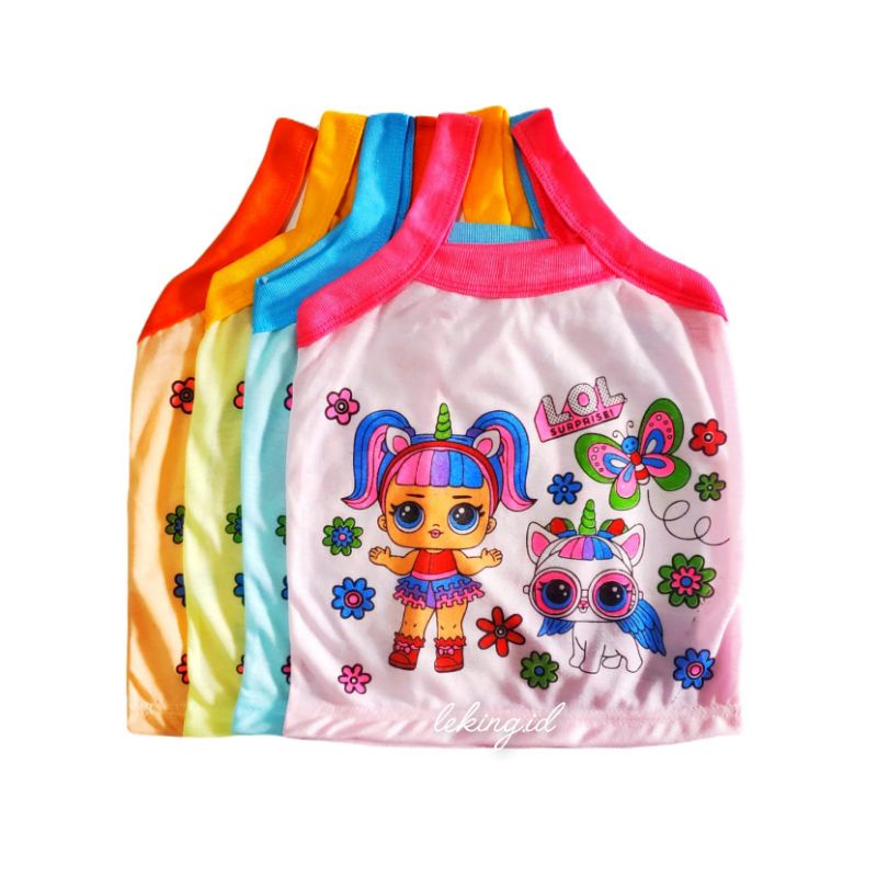Wholesale Dozens (12 PCS) of Children's Singlets with Cute Cartoon ...