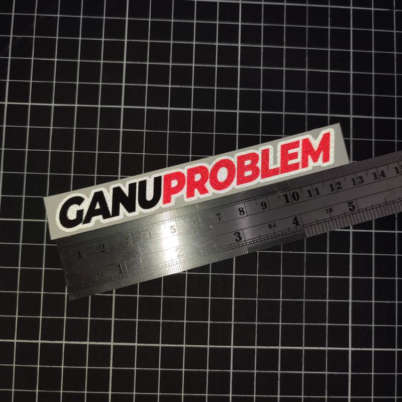 Ganu Problem Sticker Pantul Cahaya | Shopee Malaysia