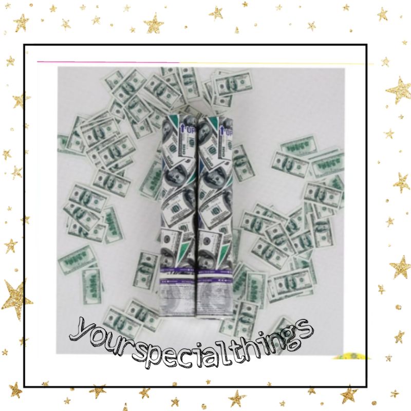 Party POPPER DOLLAR 30CM / CONFETTY DOLLAR / CONFETY FILLING DOLAR ...