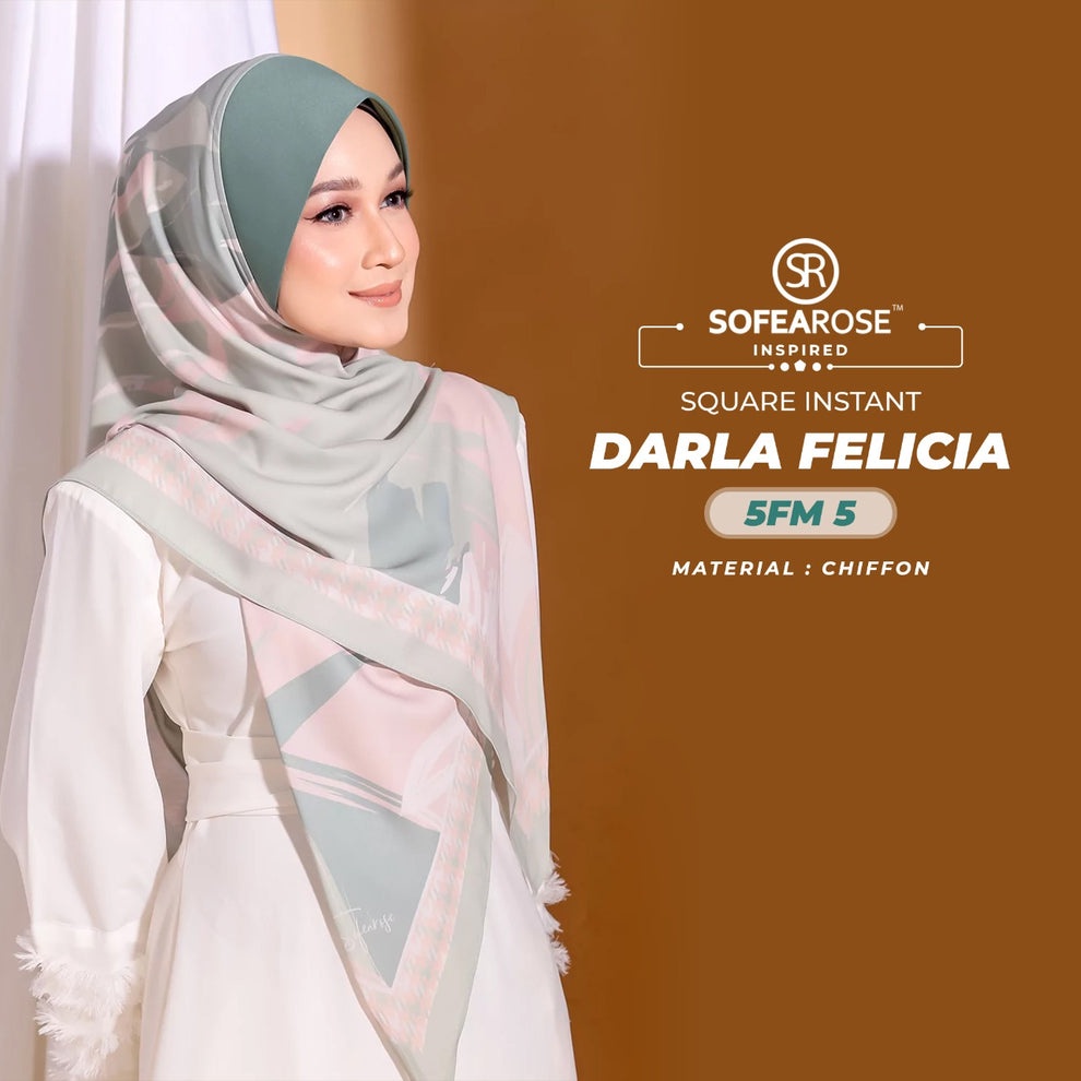 🔥 Ready Stock 🔥Sofearose Printed Darla Felicia Bawal Express Instant Collection | Shopee Malaysia