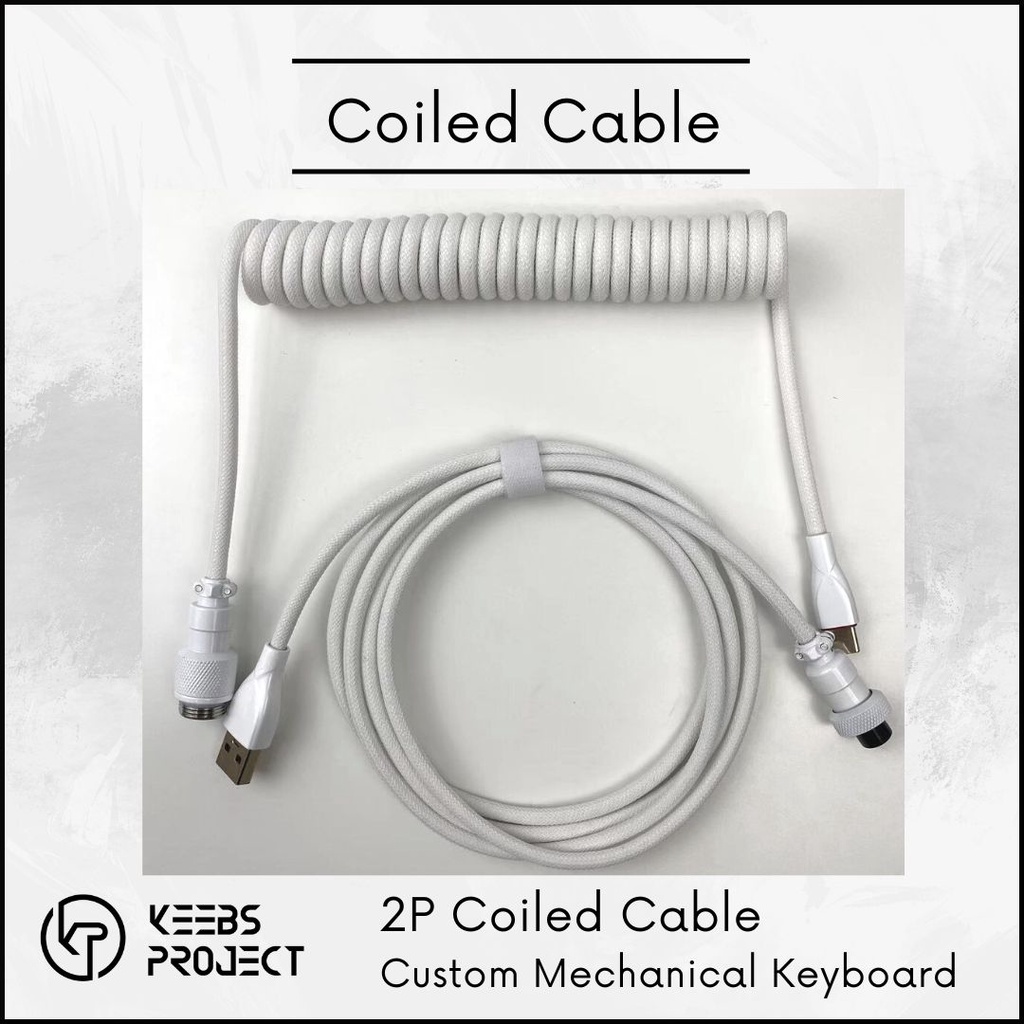 [𝗥𝗘𝗔𝗗𝗬 𝗦𝗧𝗢𝗖𝗞] Custom Coiled Cables for Mechanical Keyboards | Eva ...