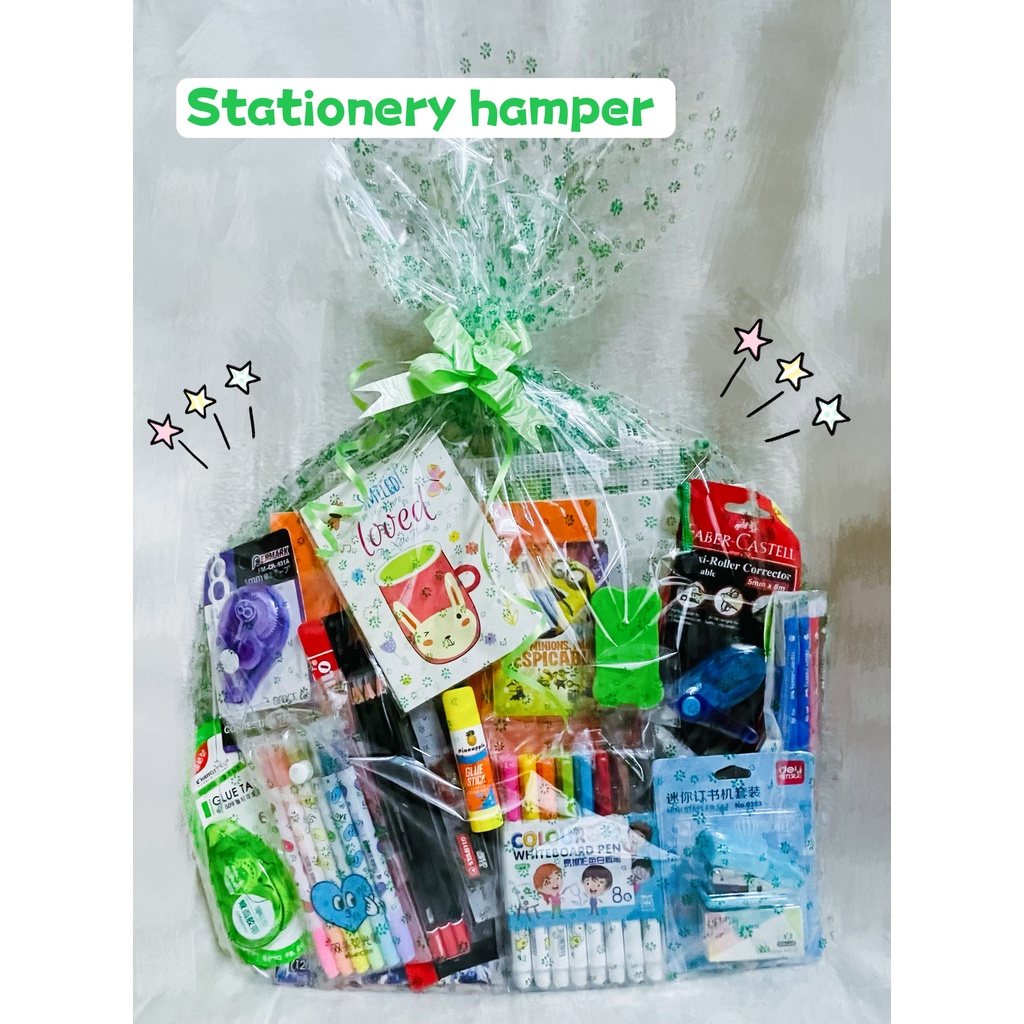 Stationery Hamper Gift Set Customized 文具礼篮 文具礼包 客制化礼篮 | Shopee Malaysia