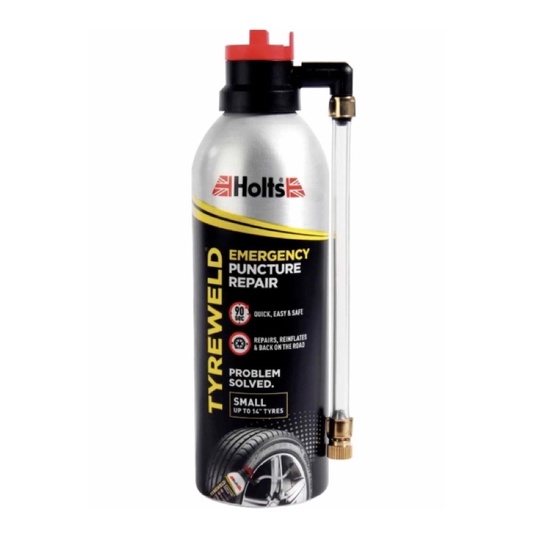 Holts Tyreweld (Tyre Inflator) 300ml / 400ml / 500ml - Emergency Puncture Repair (14”, 16”, 17 ...