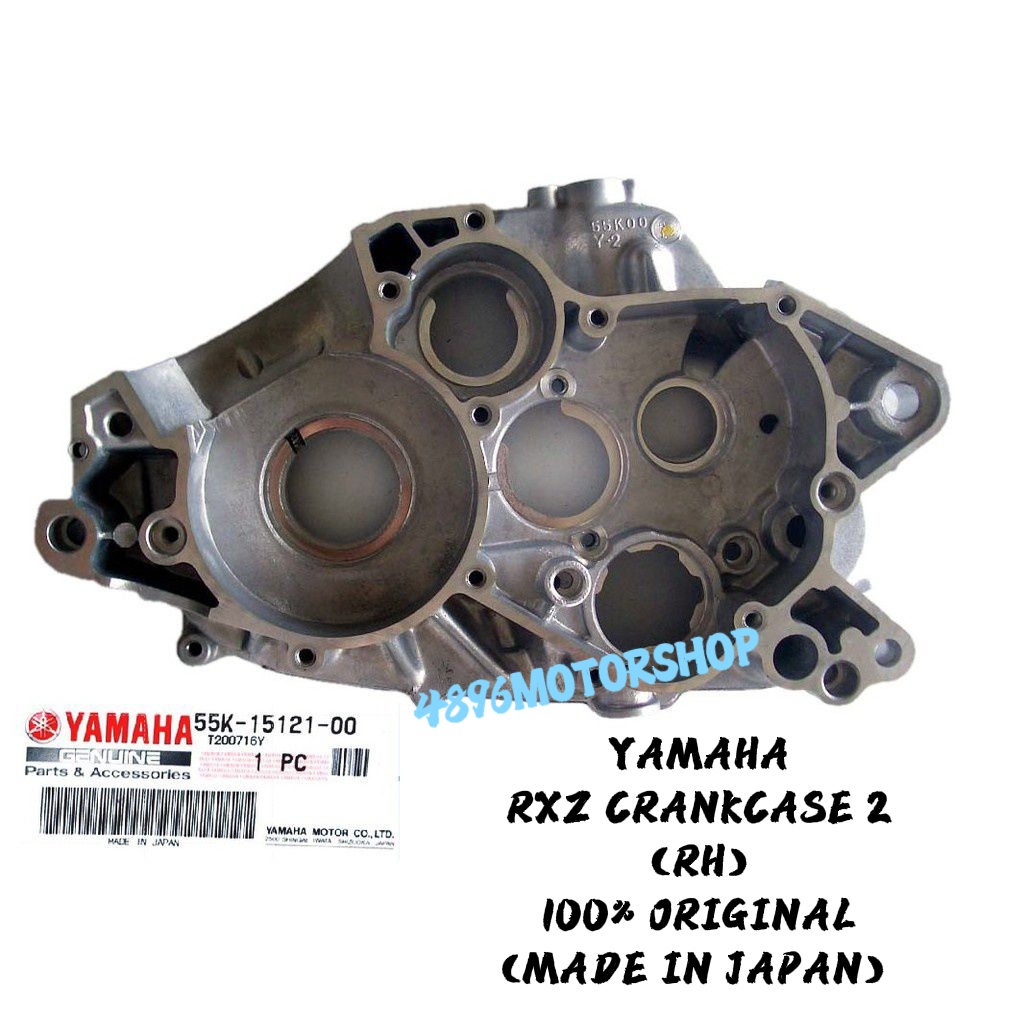 100% ORIGINAL MADE IN JAPAN YAMAHA RXZ RXZ135 ENGINE CRANKCASE KULIT ...